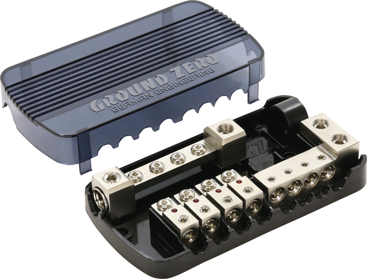 Deilibox GZ. 4 x 0g inn 8 x 4g út, fyrir power og ground-- Audio.is